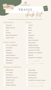 Comment préparer sa valise ? La checklist complète